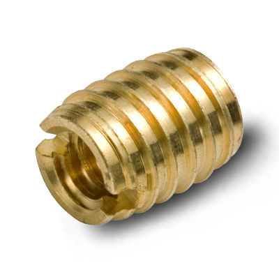 Threaded insert - 1024JLS19-24BR - Yardley Products - brass / round ...