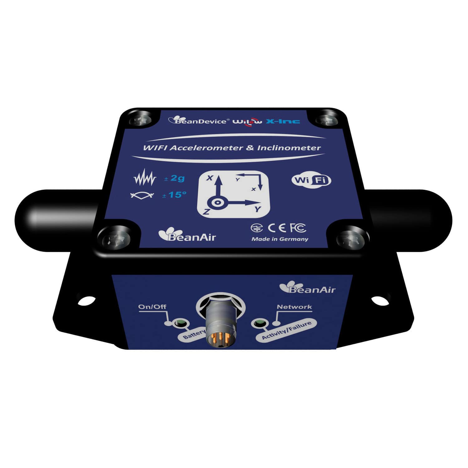 Wireless accelerometer - BeanDevice® WILOW X-INC - BeanAir GmbH ...