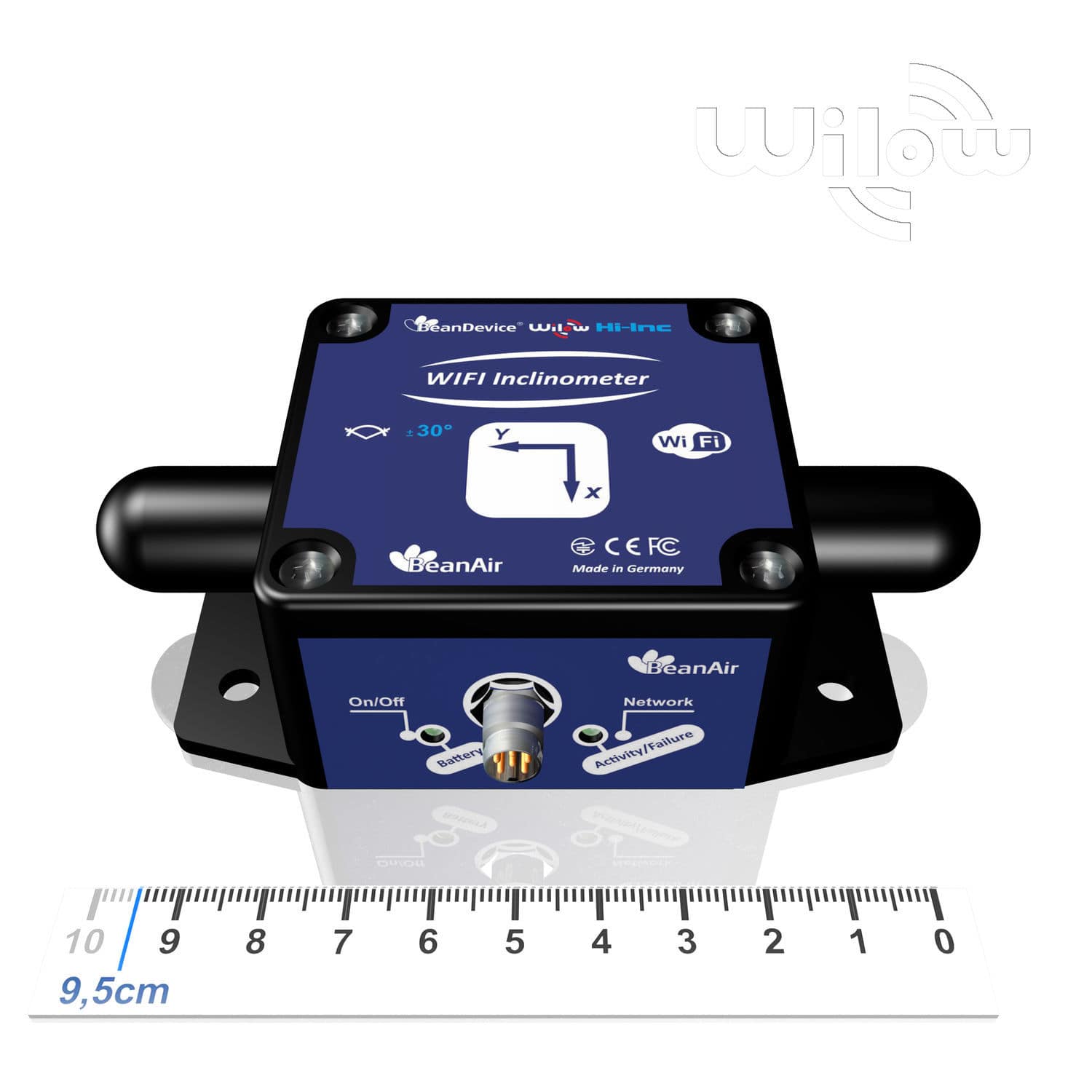 2-axis inclinometer - BeanDevice® WILOW® HI-INC - BeanAir GmbH ...