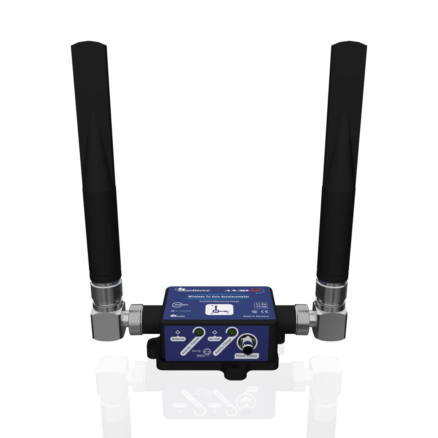 Triaxial accelerometer - AX-3D SR - BeanAir GmbH - MEMS / wireless ...