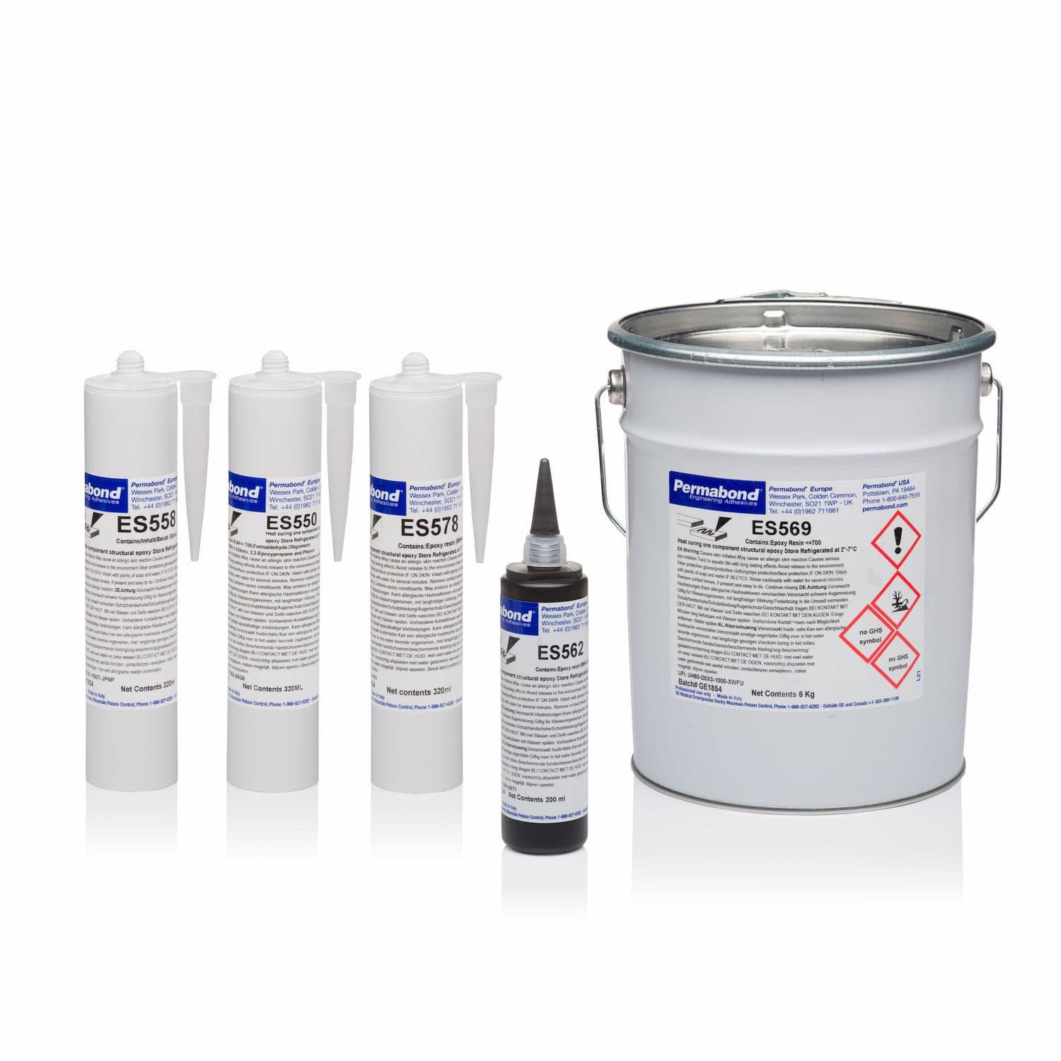 Epoxy adhesive - Permabond - for metal / for plastics / for wood