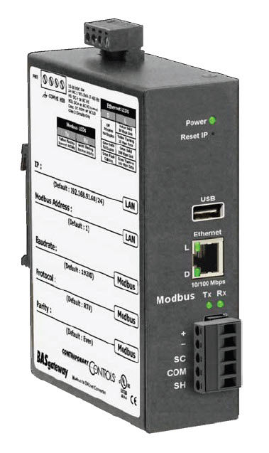 Communication gateway - BASgatewayLX - Contemporary Control Systems ...