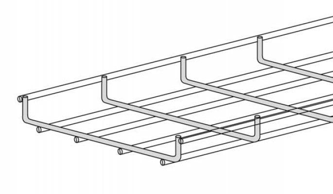 Wire basket cable tray - 3 m - CANALPLAST