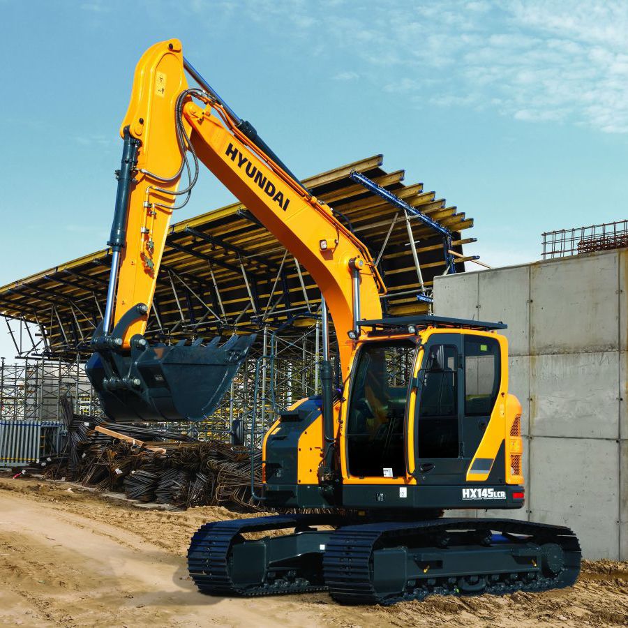 Medium excavator - HX145LCR - HYUNDAI HEAYY INDUSTRIES - crawler / Tier ...