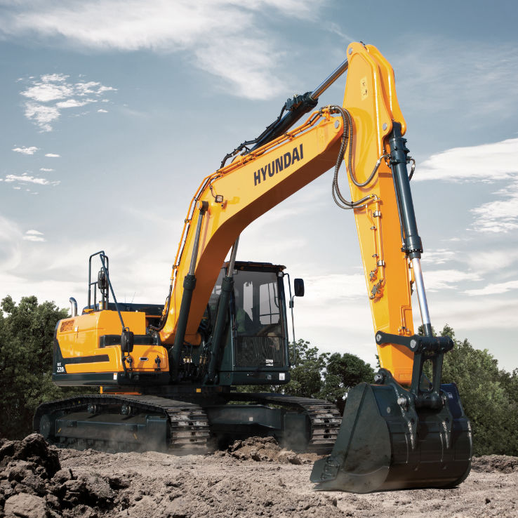 Medium excavator - HX220L - HYUNDAI HEAYY INDUSTRIES - crawler / Tier 4 ...