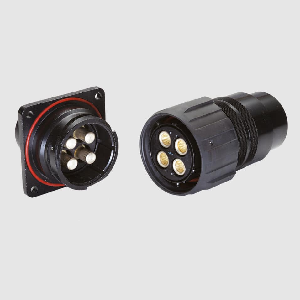 Electrical power supply connector - Radiall - circular / bayonet ...