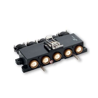 Electrical power supply connector - Radiall - rectangular / bayonet / screw