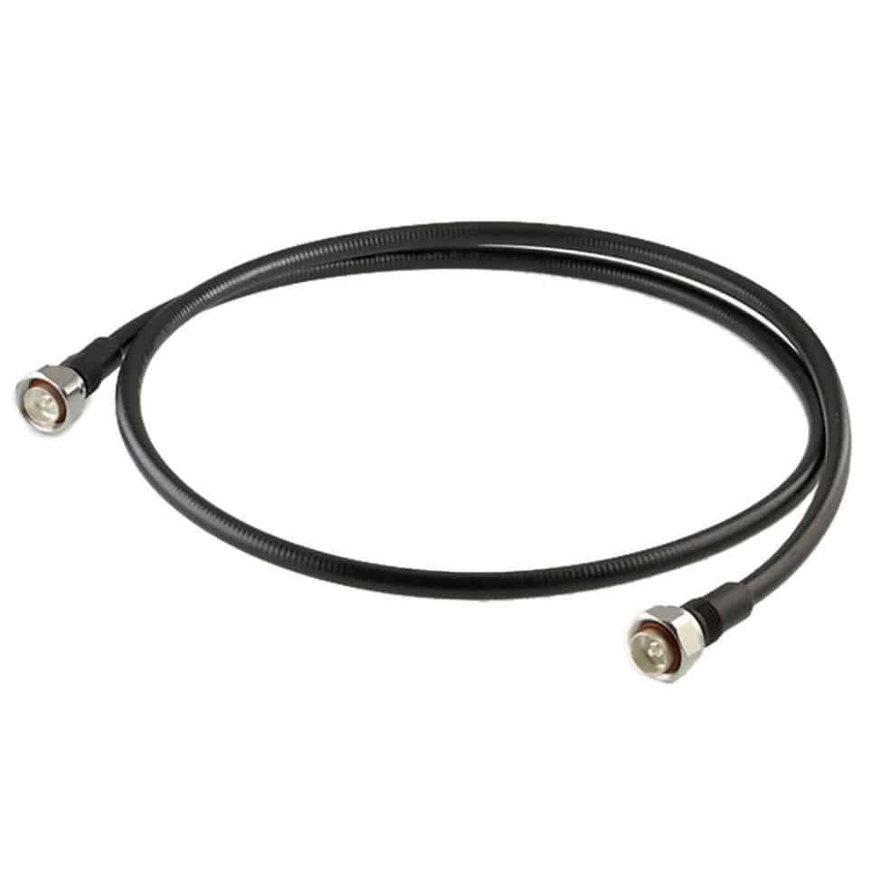 Coaxial cable assembly - Radiall - video / spiral / corrugated