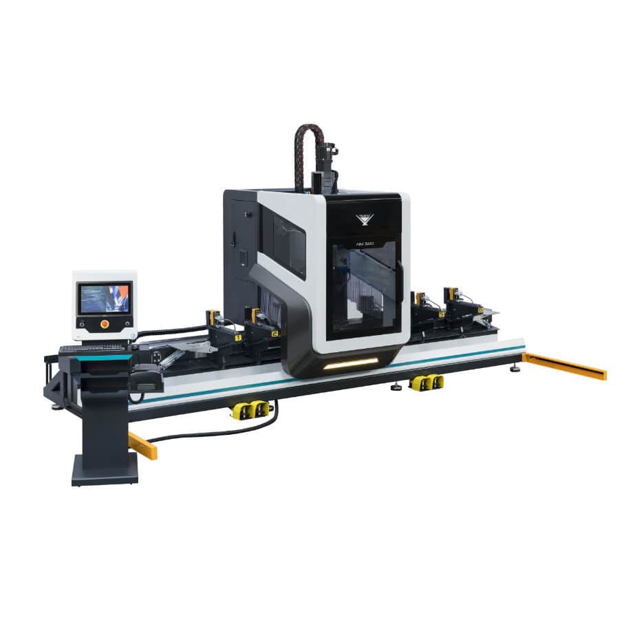 Aluminum profile machining center - AIM 3410 - YILMAZ MACHINE - 4-axis ...