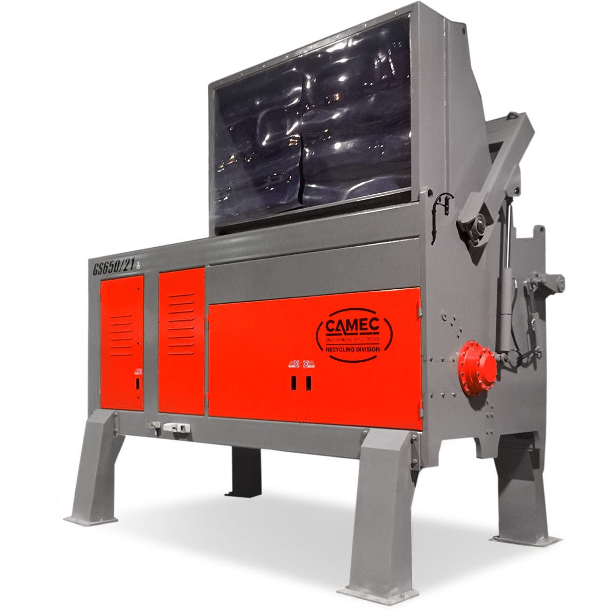 Primary shredder - GS650 - CAMEC srl - single-shaft / for cardboard ...