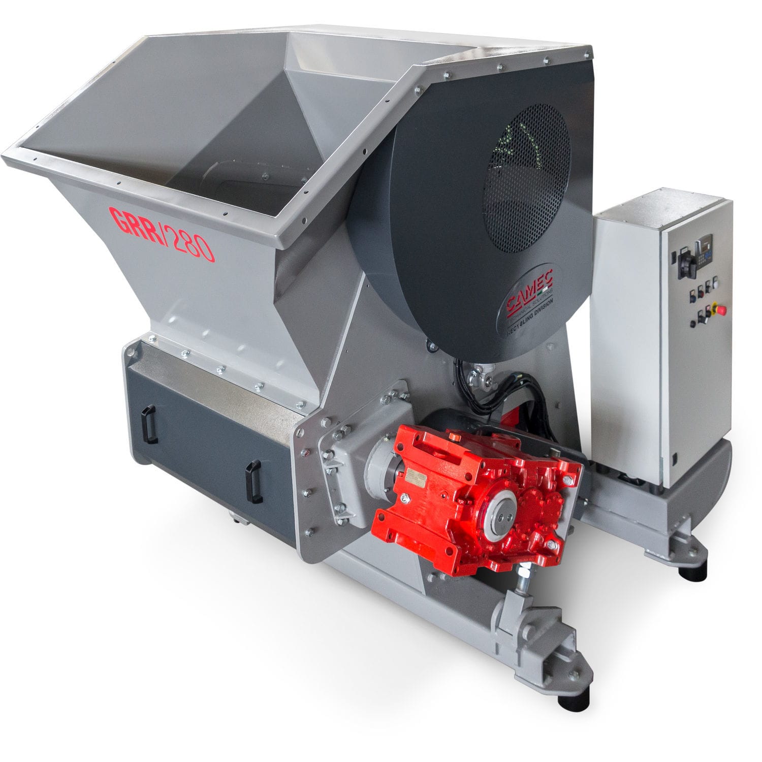 Primary shredder - GRR280 series - CAMEC srl - single-shaft / for waste ...