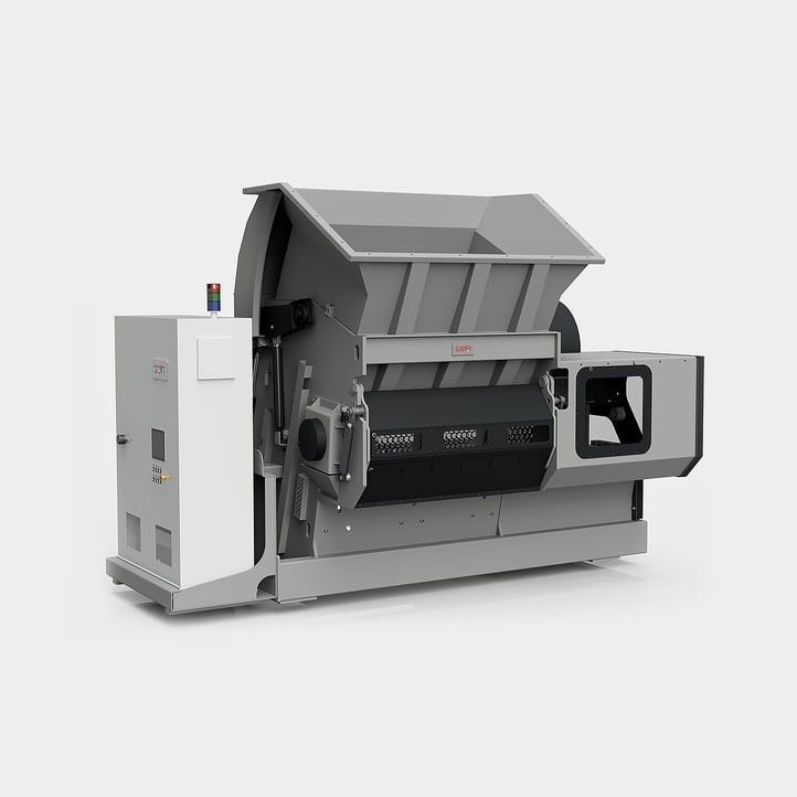 Primary shredder - GSR480 series - CAMEC srl - single shaft / for wood ...