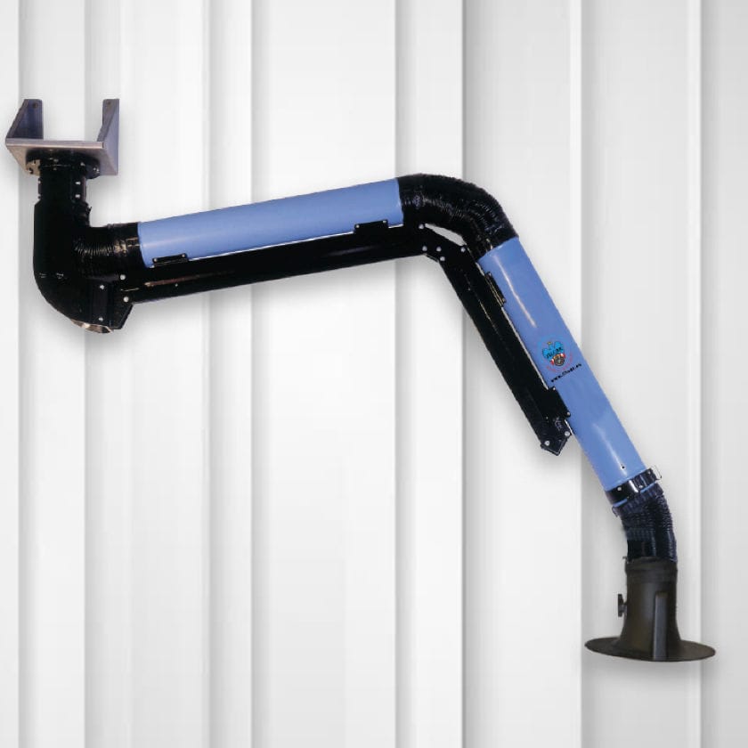 Fixed extraction arm - DYNAMIC - FILCAR - wall-mounted / articulated