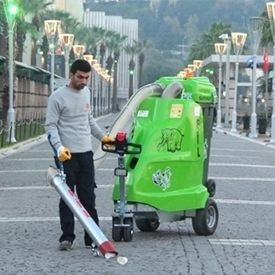 Walk-behind suction sweeper - UST-FIL - EMS Machinery - manual ...