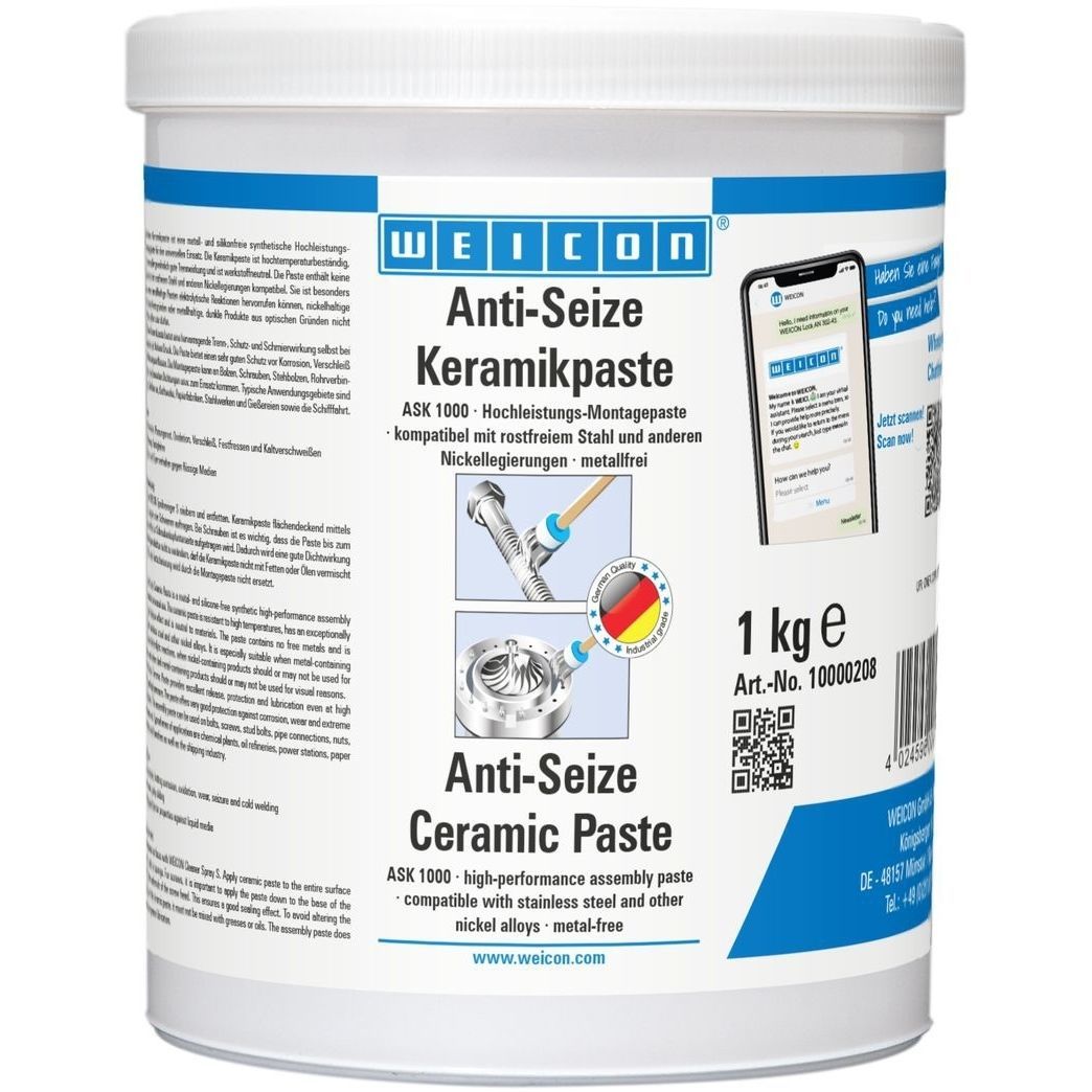 Anti-seize paste - 10000208 - WEICON - assembly / ceramic / for ...