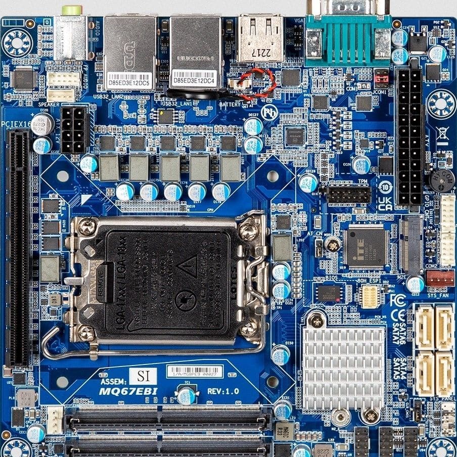 Mini-ITX motherboard - mITX-Q67EB - IPC2U GmbH - Intel® Celeron ...