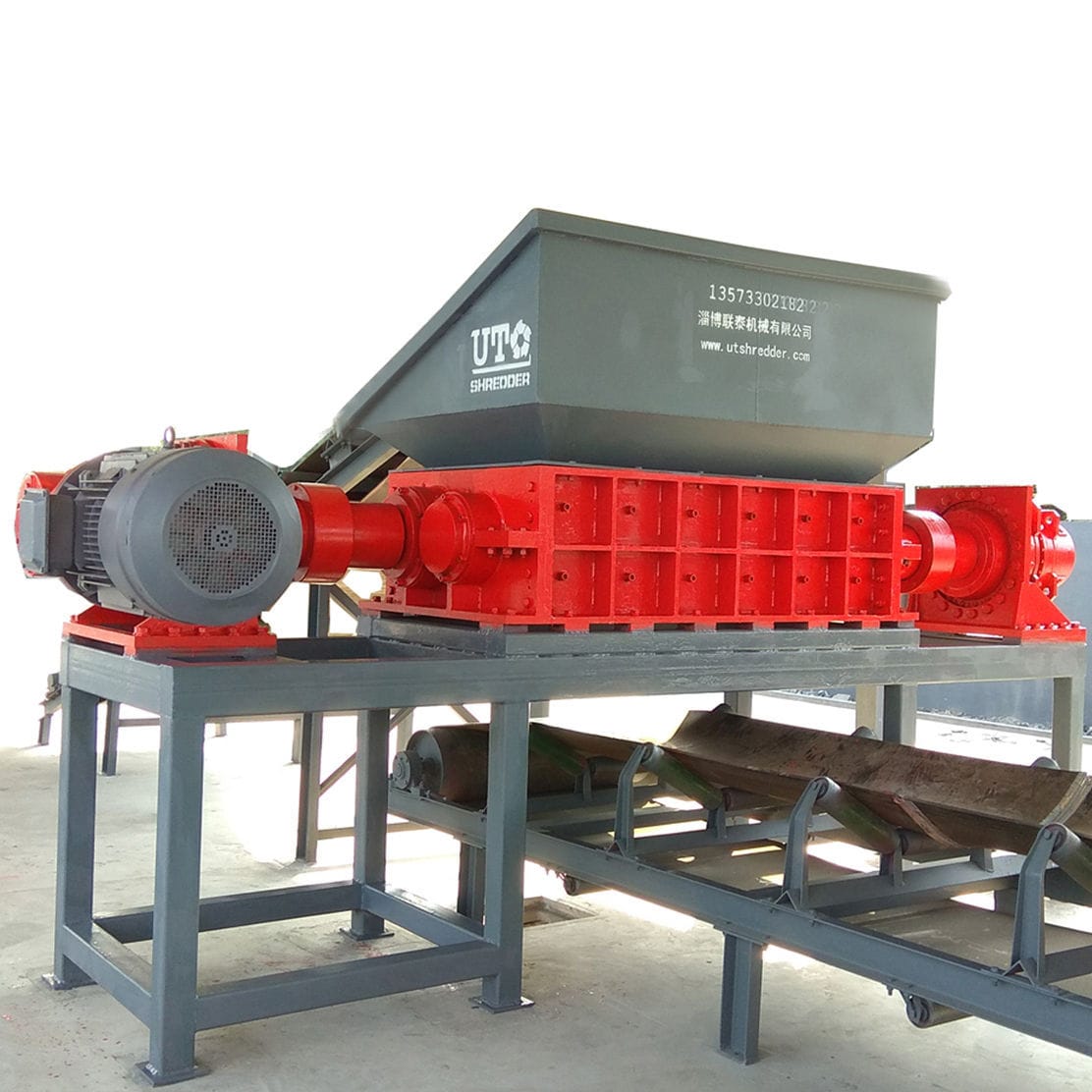 Primary shredder - D series - Zibo United Tech Machinery Co., Ltd ...