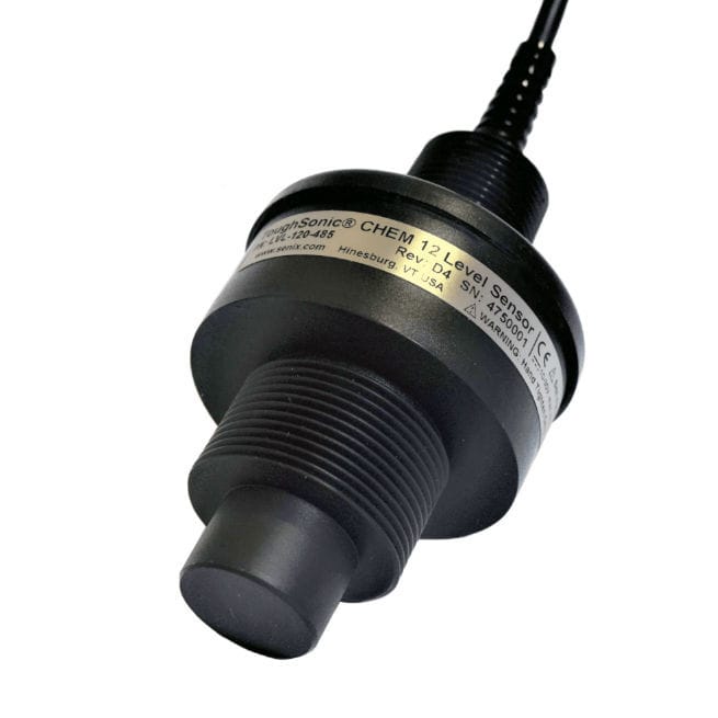 Ultrasonic level sensor - ToughSonic CHEM 12 - Senix Corporation ...