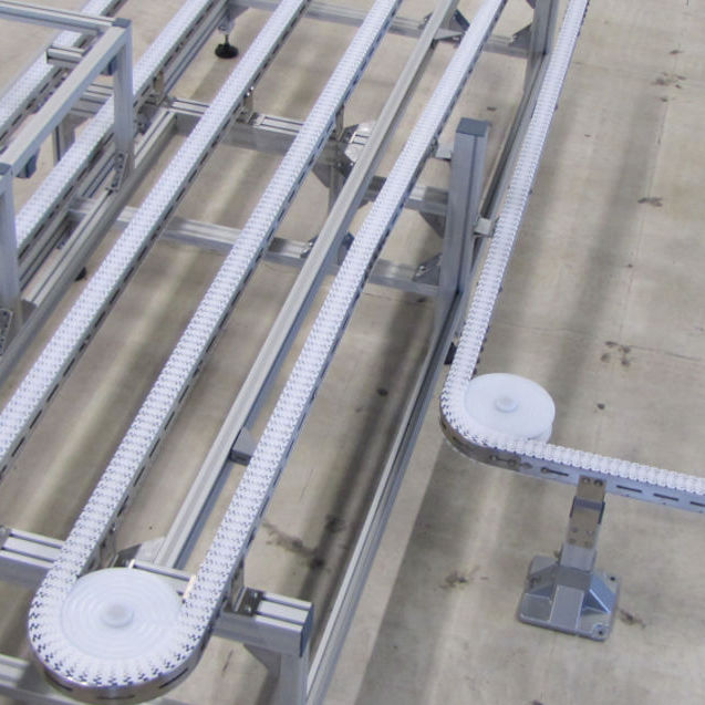 Chain conveyor - modular automation GmbH - modular / flexible / process