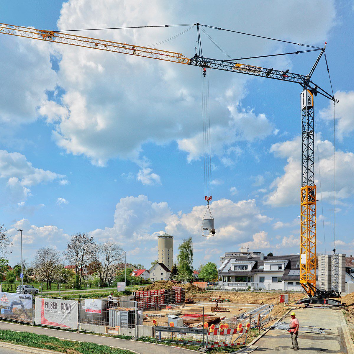 Fixed crane - 53 K - Liebherr Cranes - self-erecting / building / for ...