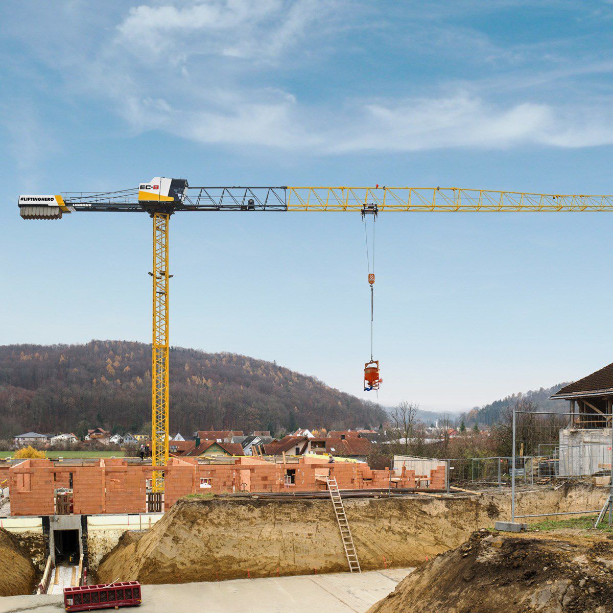Mobile Crane 125 Ec B 6 Liebherr Cranes Topless Tower Top