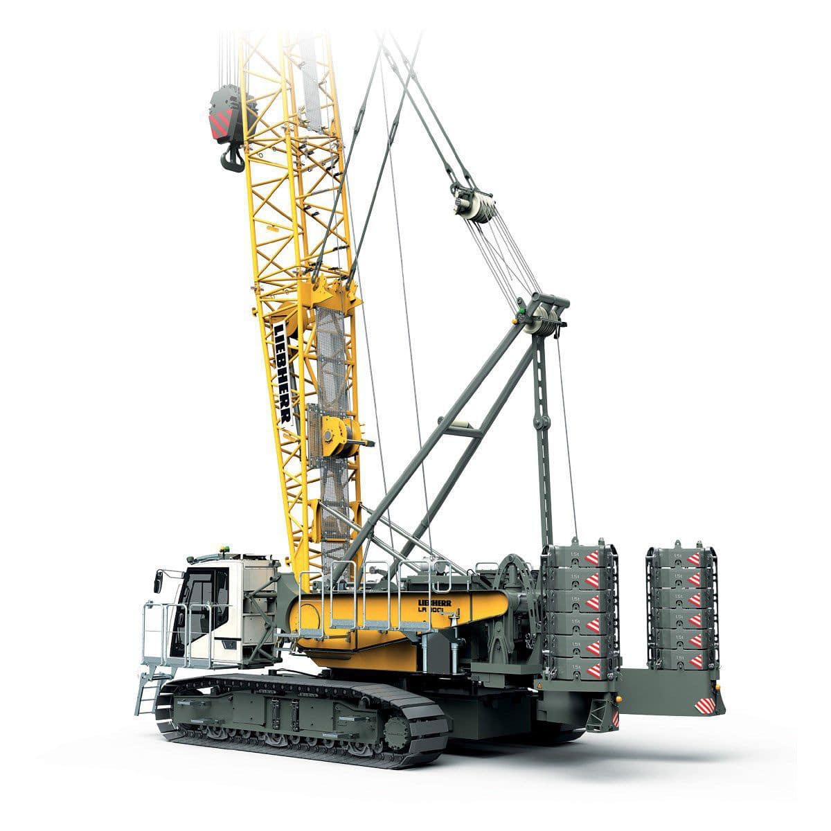 Crawler crane - LR 1110 - Liebherr Cranes - boom / lattice / for ...