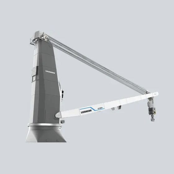 Ship loading crane - LS series - Liebherr Cranes - fixed / luffing jib ...