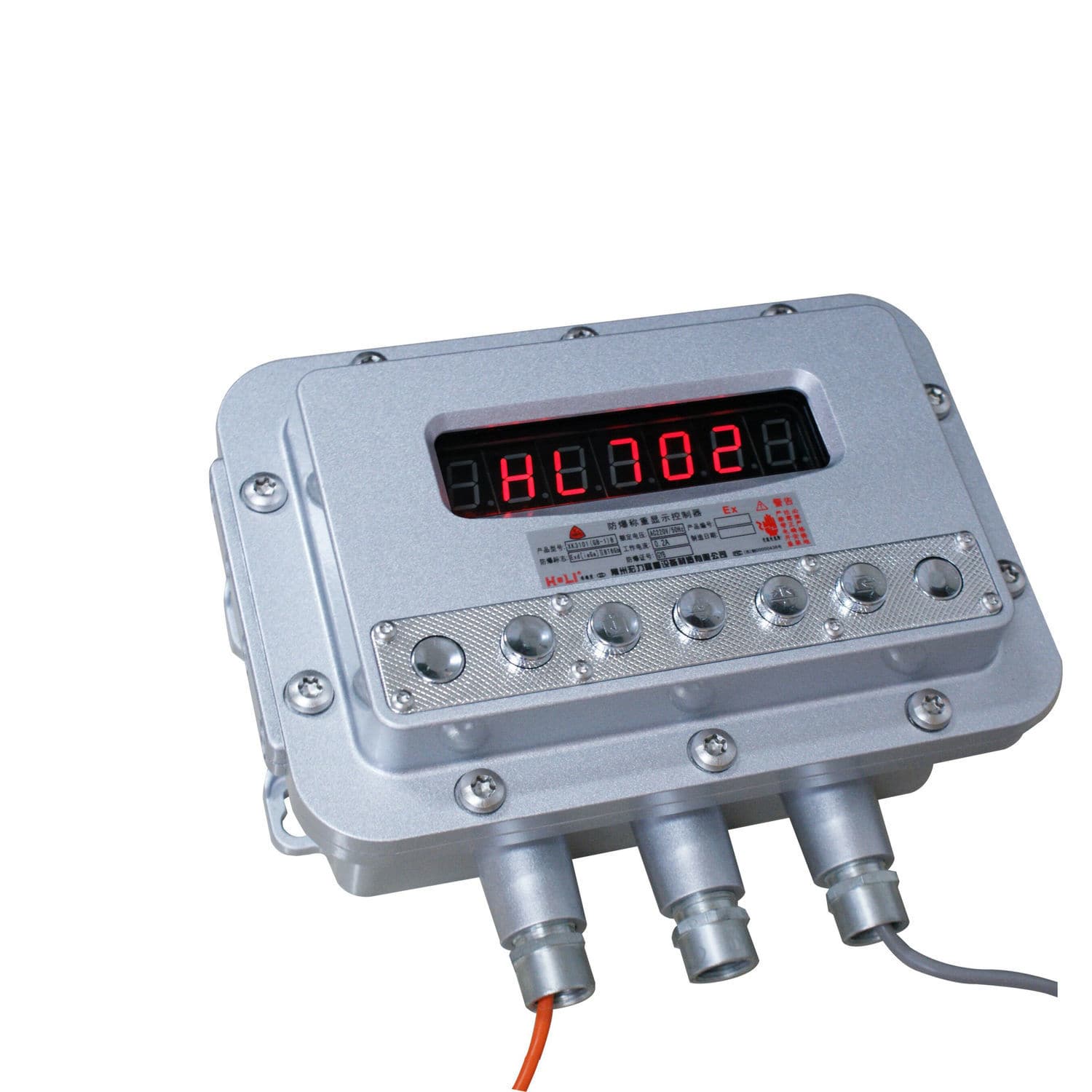 Explosion-proof weight indicator - GB-1-B - HOLI - LED display / wall ...