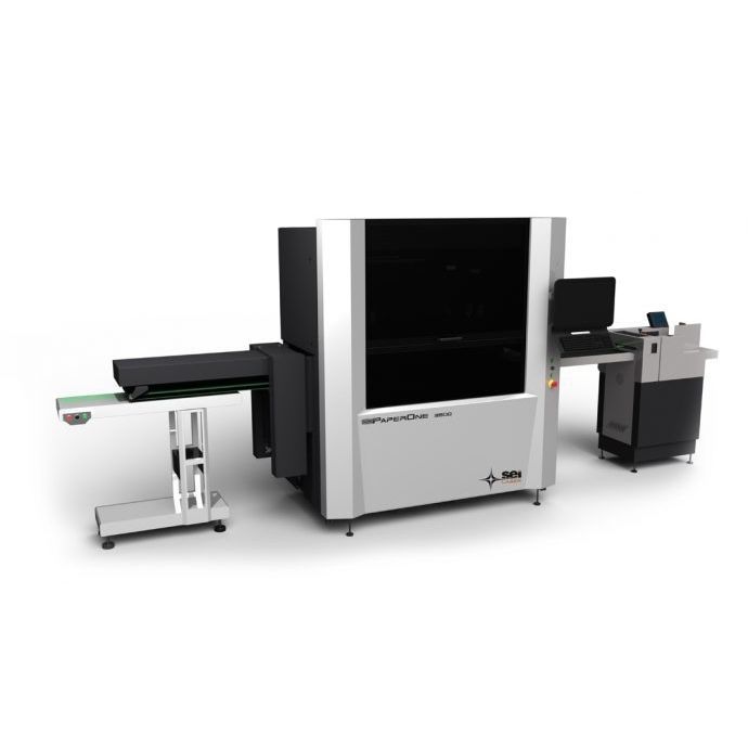 Laser cutting machine - PaperOne 3500 - SEI LASER - for polyethylene / drilling / marking