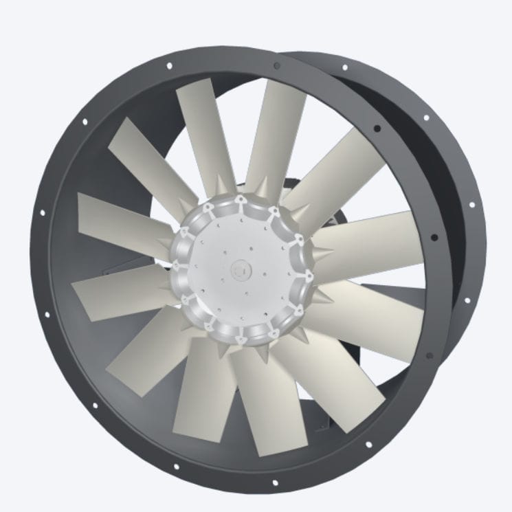 High-temperature fan - HT series - Planetfan - axial / 230VAC / 400VAC