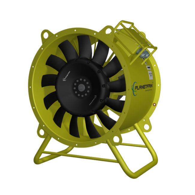 High-temperature fan - WOLF - Planetfan - axial / ventilation / steel