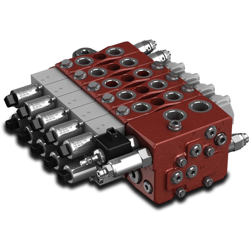 Spool hydraulic directional control valve - SDS140 - WALVOIL - electro ...