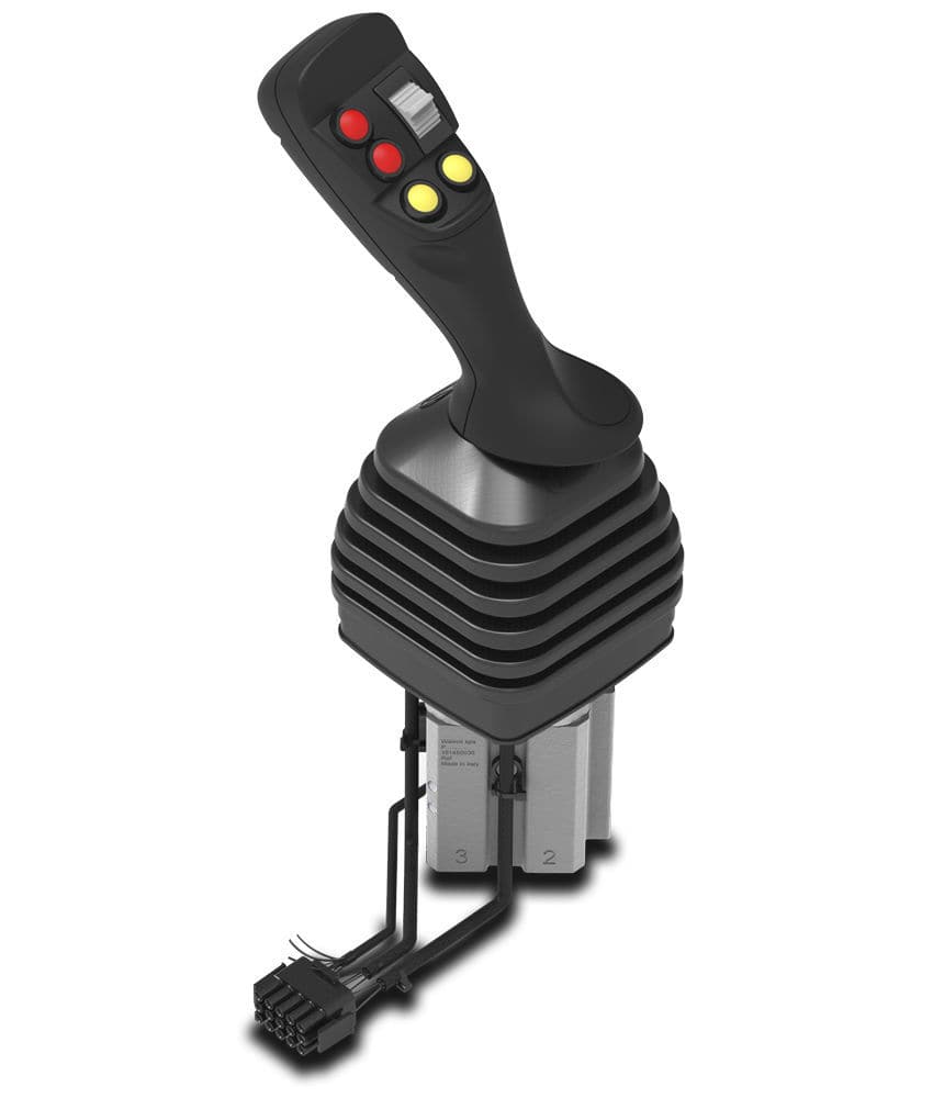 2-axis joystick - SVM450 - WALVOIL - compact / hydraulic / for ...