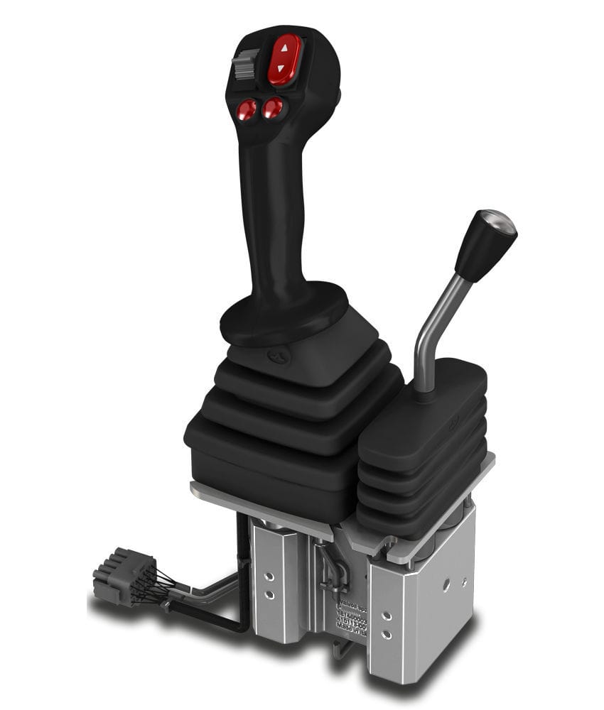 Single-axis joystick - SVM600 - WALVOIL - 2-axis / compact / hydraulic