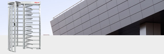 Full-height turnstile - TX 1500 Turnstile - Digicon S/A