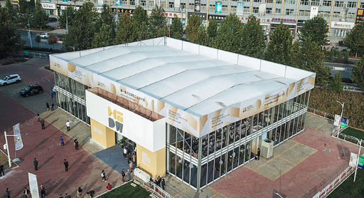 Event organization tent - Cube Double Decker - Liri Tent Technology