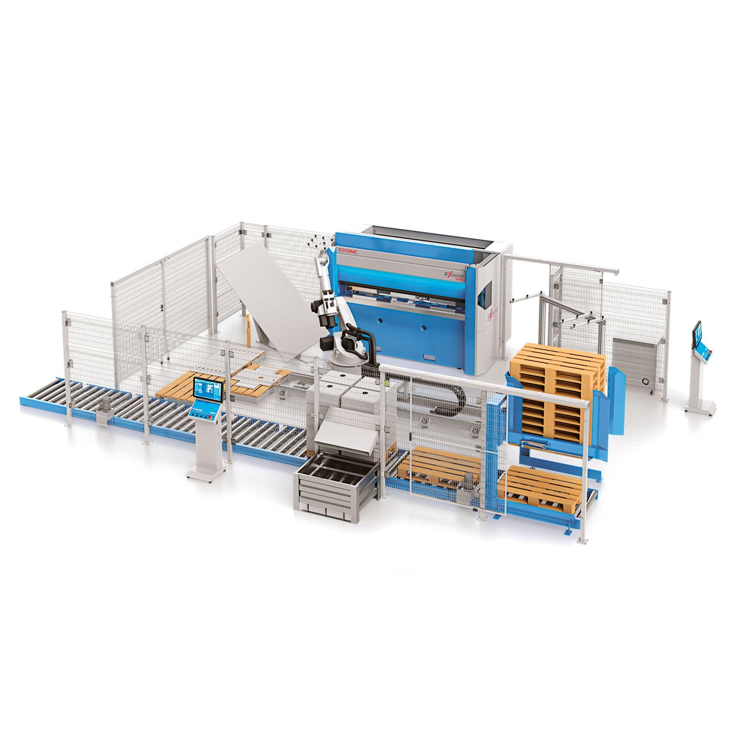 Electric bending cell - Fx bend Cell 2550 MAX - EUROMAC - tube / 6-axis ...