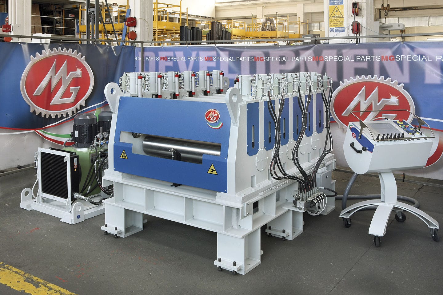 Sheet metal straightening machine - sp series - MG S.R.L. - for tubes ...