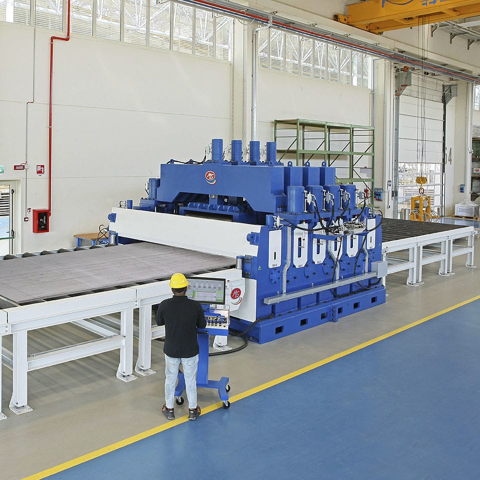 Sheet metal straightening machine - SP3140/S - MG S.R.L. - for metal parts