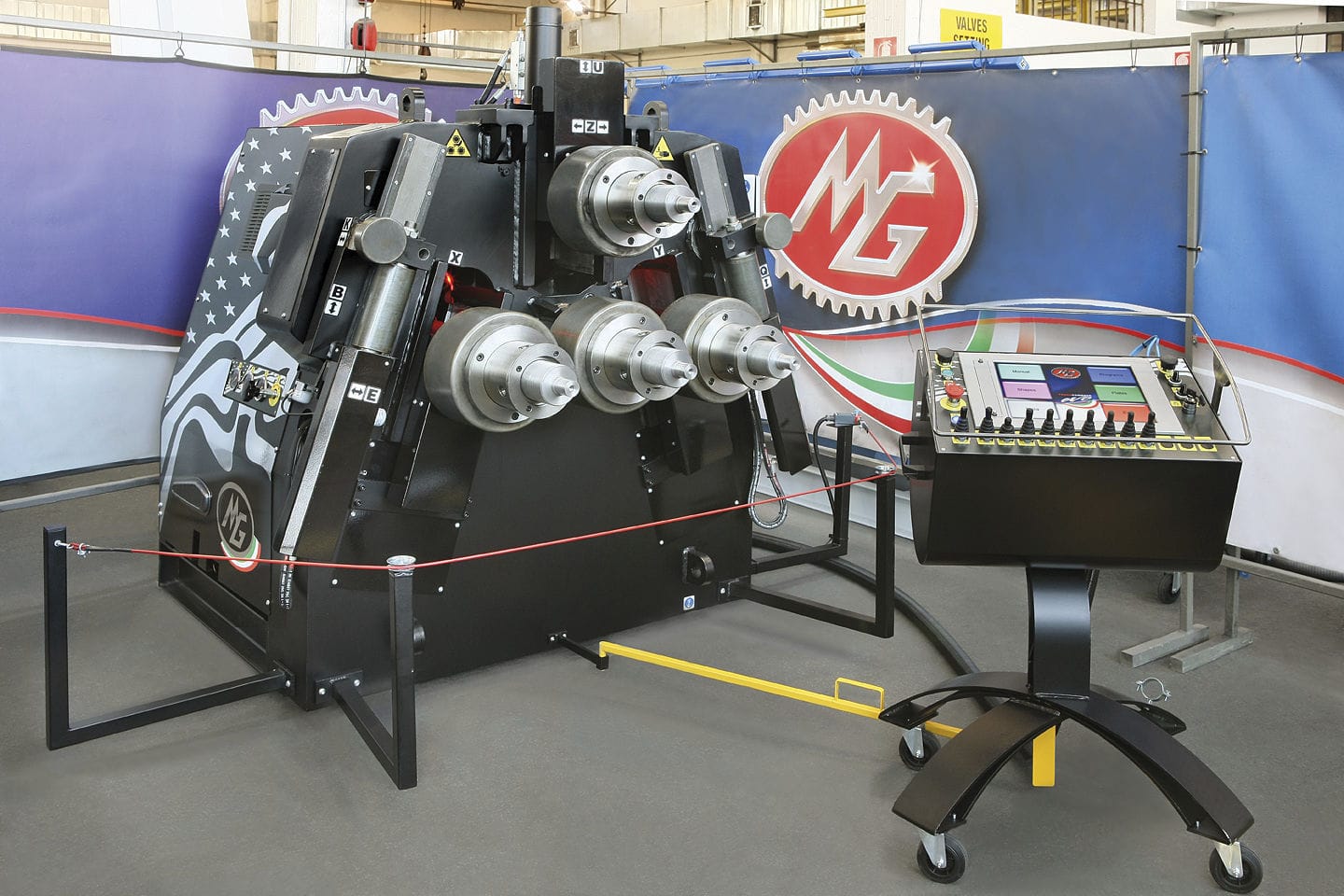 Electric bending machine - ARL110.4 - MG S.R.L. - profile / 4 drive rollers