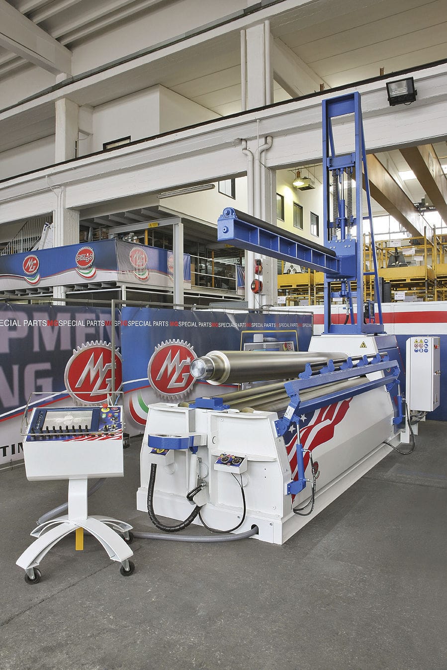 4-roller plate bending machine - M3015C/S - MG S.R.L. - hydraulic / conical / CNC