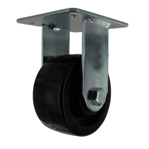 Fixed caster - H22P342LB6L - P&H Casters - base plate / stainless steel ...
