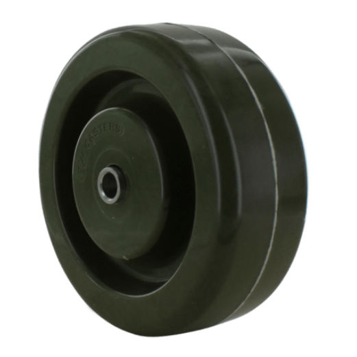 Wheel with solid tire - W12043NC - P&H Casters - resin