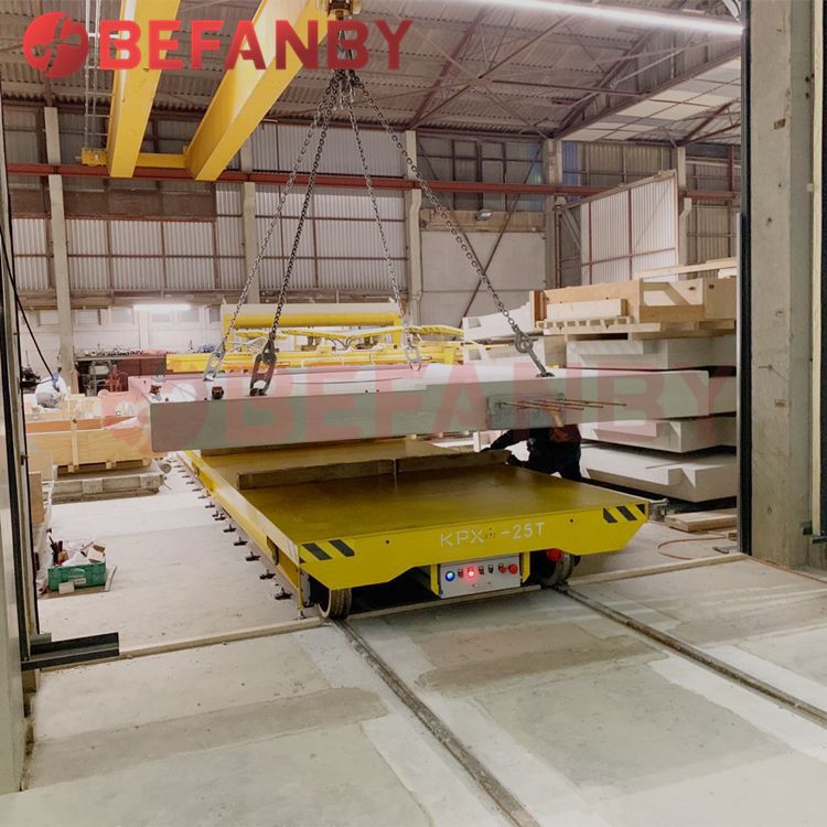 Transfer rail guided cart - KPX Sreies - BEFANBY - electric