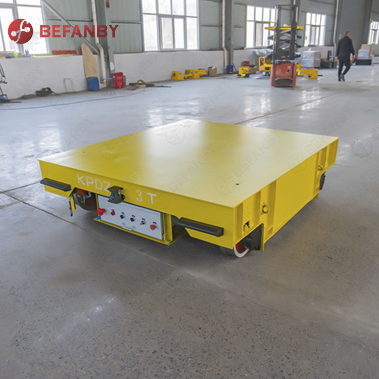 Transfer cart - KPD Series - BEFANBY - platform / rail-mounted / electric