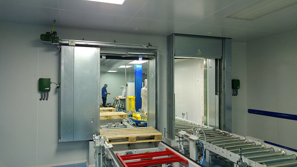 Conveyor door - Talleres Alfa Torres - sliding / metal / industrial