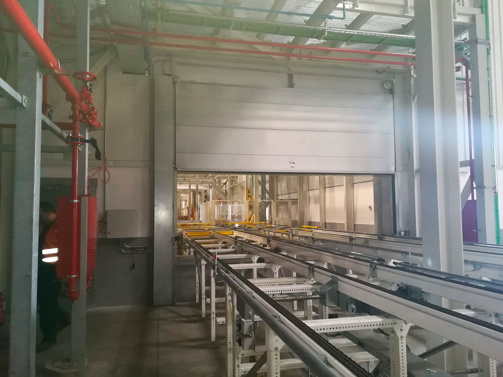 Conveyor door - Talleres Alfa Torres - metal / industrial / security