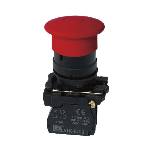 Mushroom push-button switch - LA110-B5-AT - Utility Electrical Co., Ltd ...