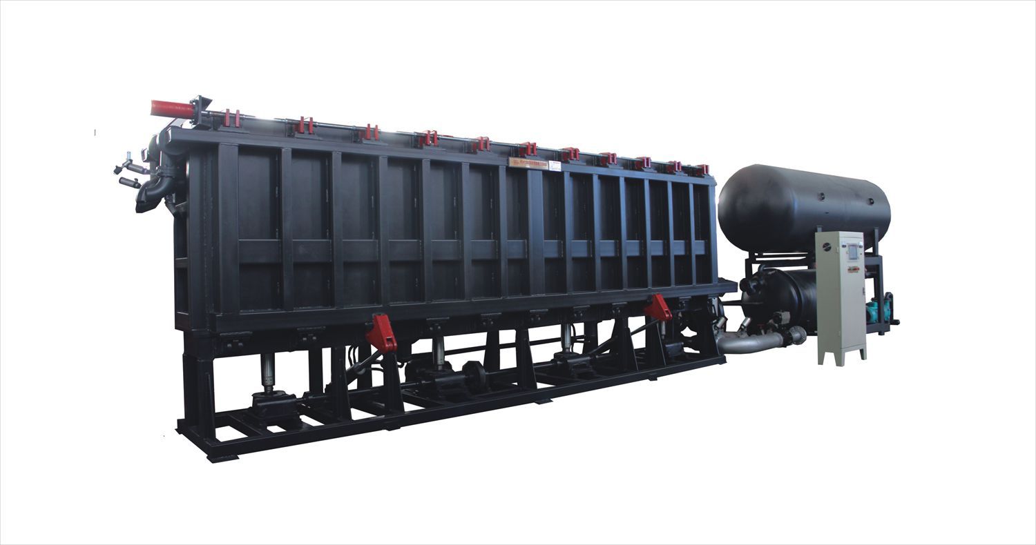 Particle foam molding machine / EPS block / PLC-controlled / automatic ...