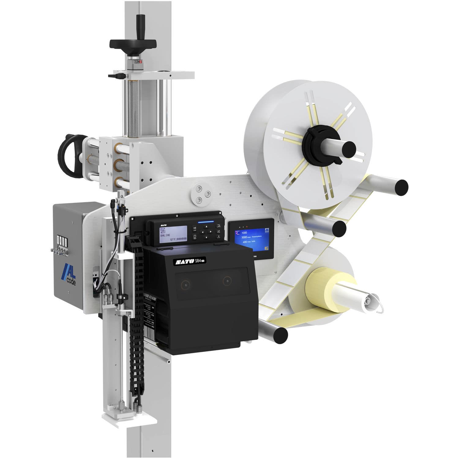 Self-adhesive label printer-applicator - ALcode - ALTECH